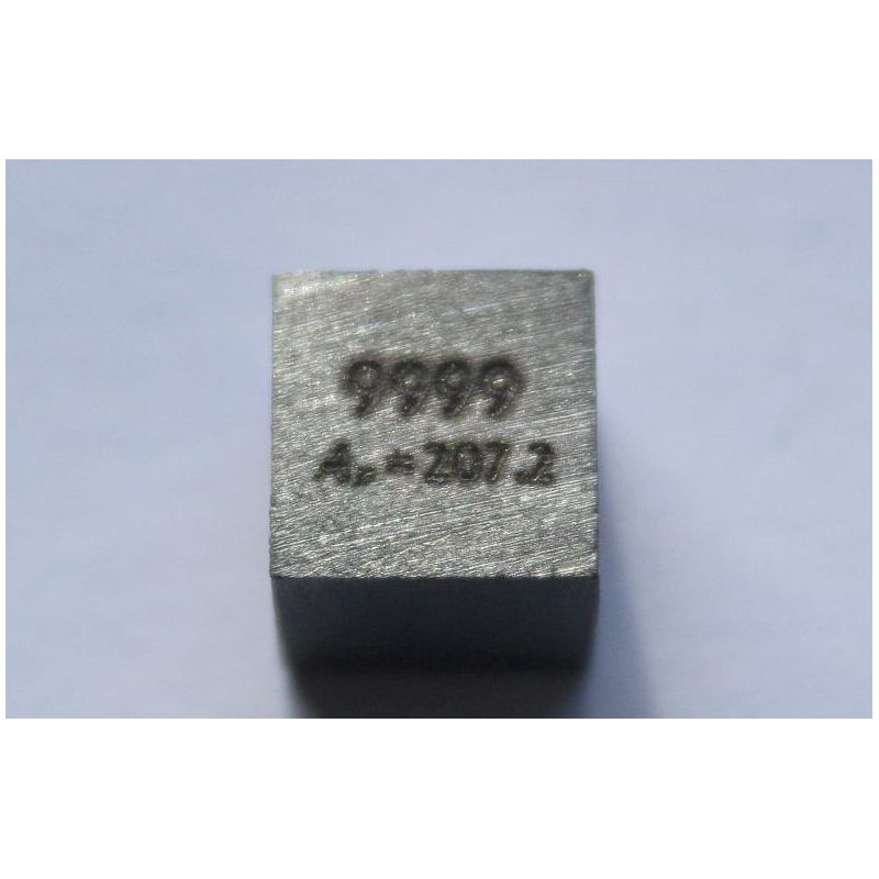 ᐉ Lood Pb Metalen Kubus 10x10mm Gepolijst 99,99% Zuiverheid | Pure Lood ...